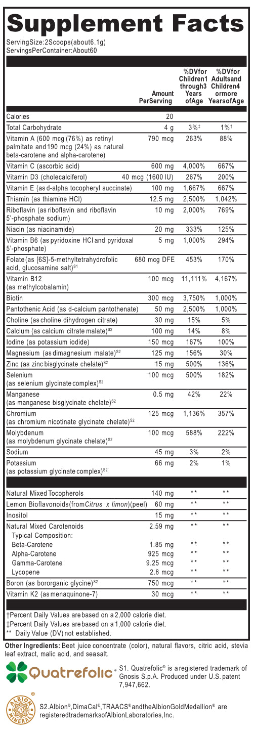 Ultimate Multiple Powder Original – Healthmasters
