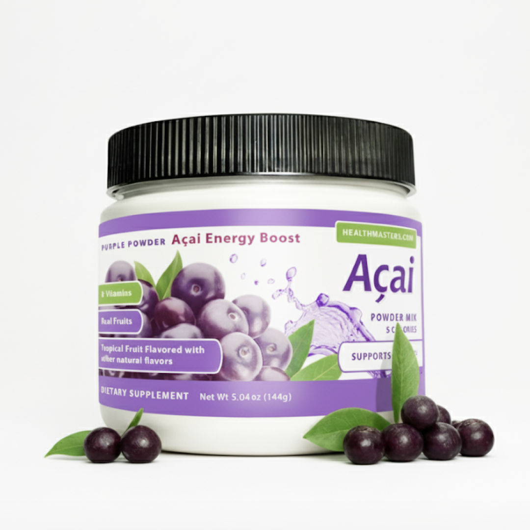Purple Powder Açai Energy Boost – Healthmasters